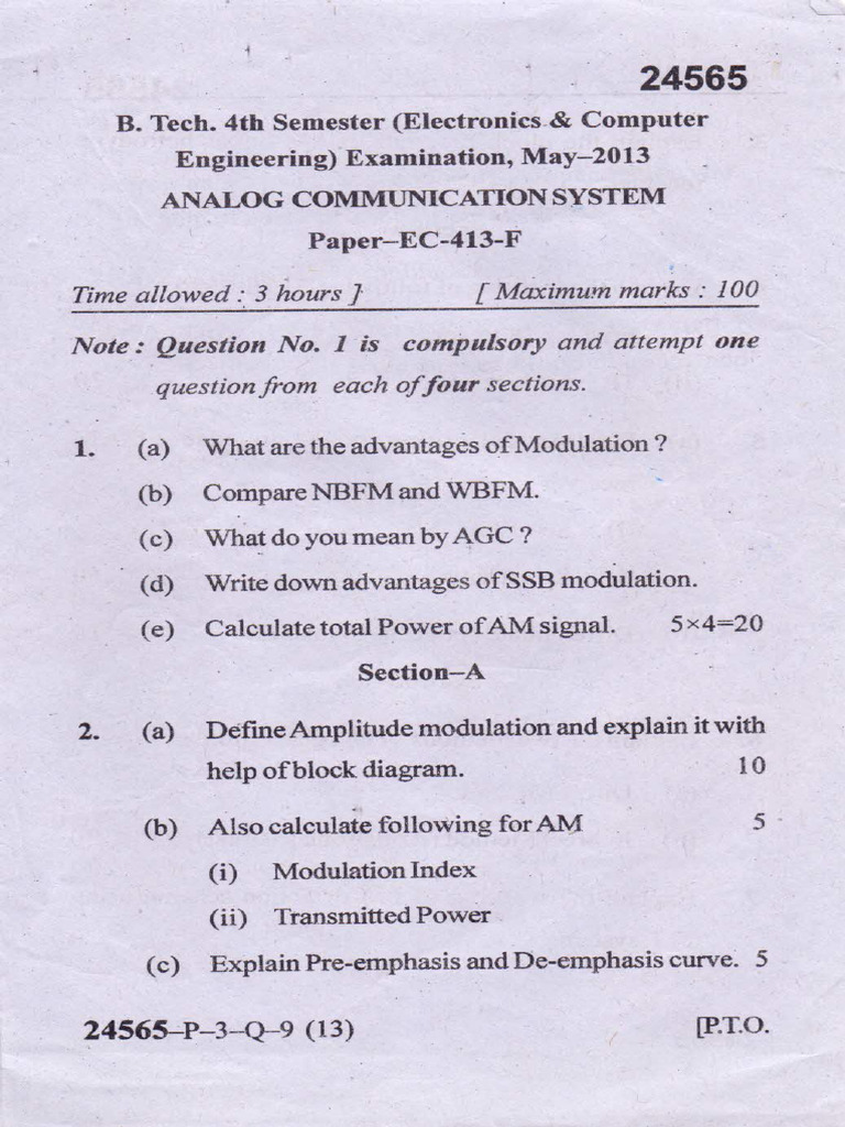 2013 F Analog Communication System Pdf
