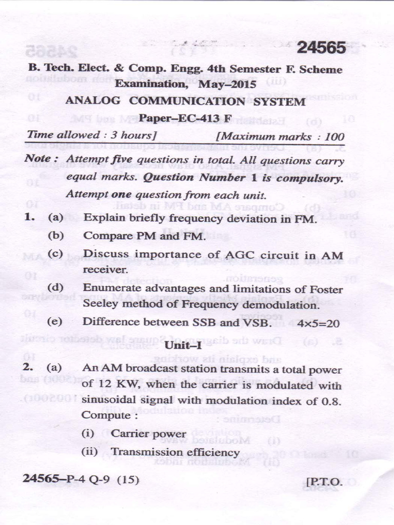 2015 F Analog Communication System Pdf