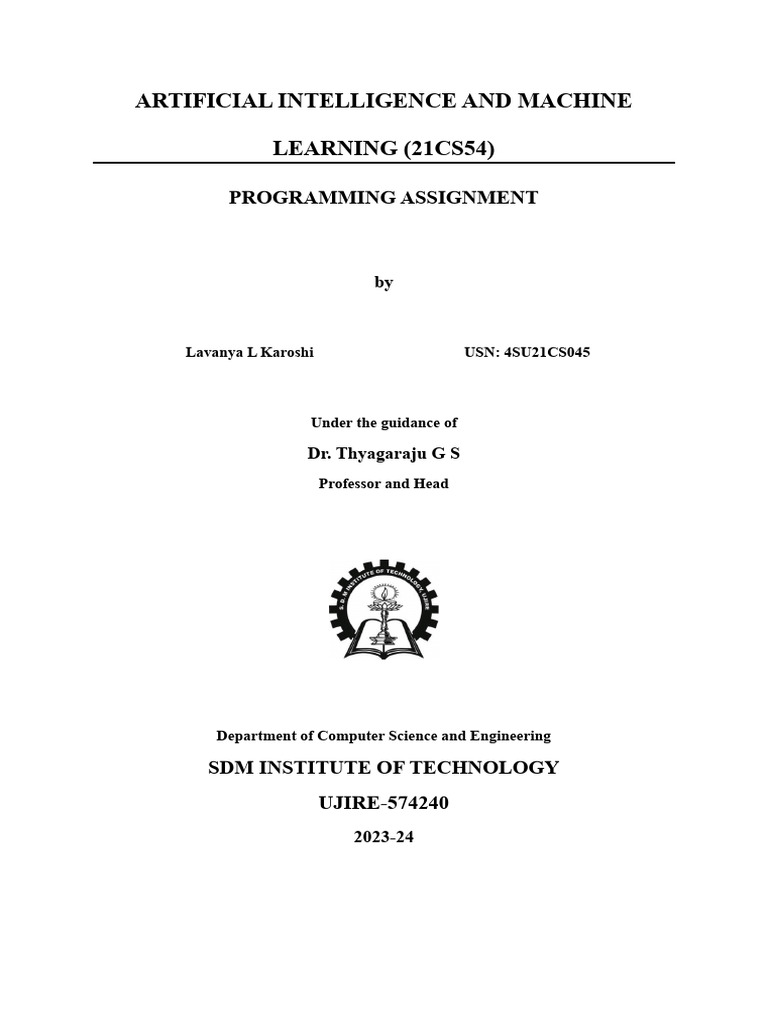 Final Aiml | PDF | Theoretical Computer Science | Applied Mathematics