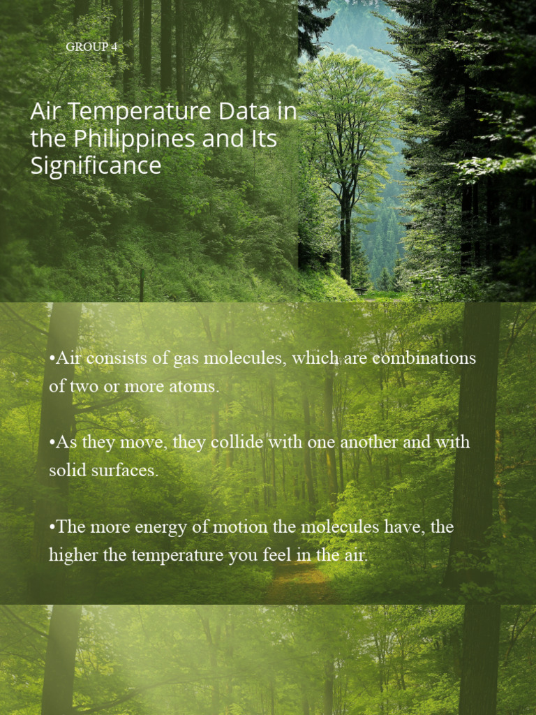 Air Temperature Trends in the Philippines | PDF | Weather | Temperature