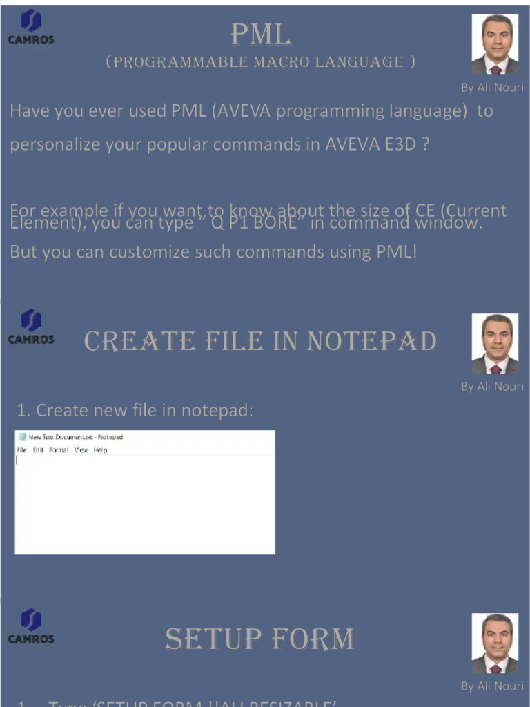 Aveva E3D PML-2 | PDF