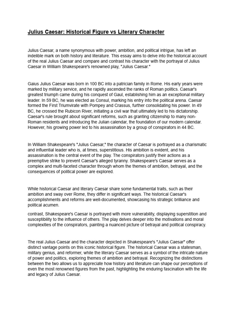 Carmo Novela - Julius Caesar | PDF | Julius Caesar | Ancient Rome