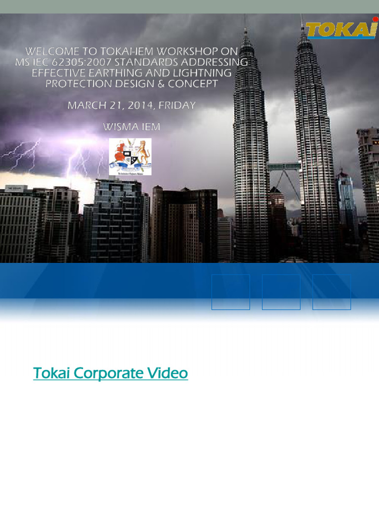 IEM Presentation on MS IEC 62305 V1.3 20032014 | PDF | Lightning | Risk