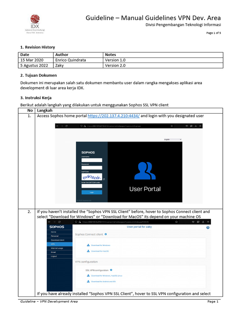 Guideline VPN | PDF | Computer Architecture | Computing Platforms