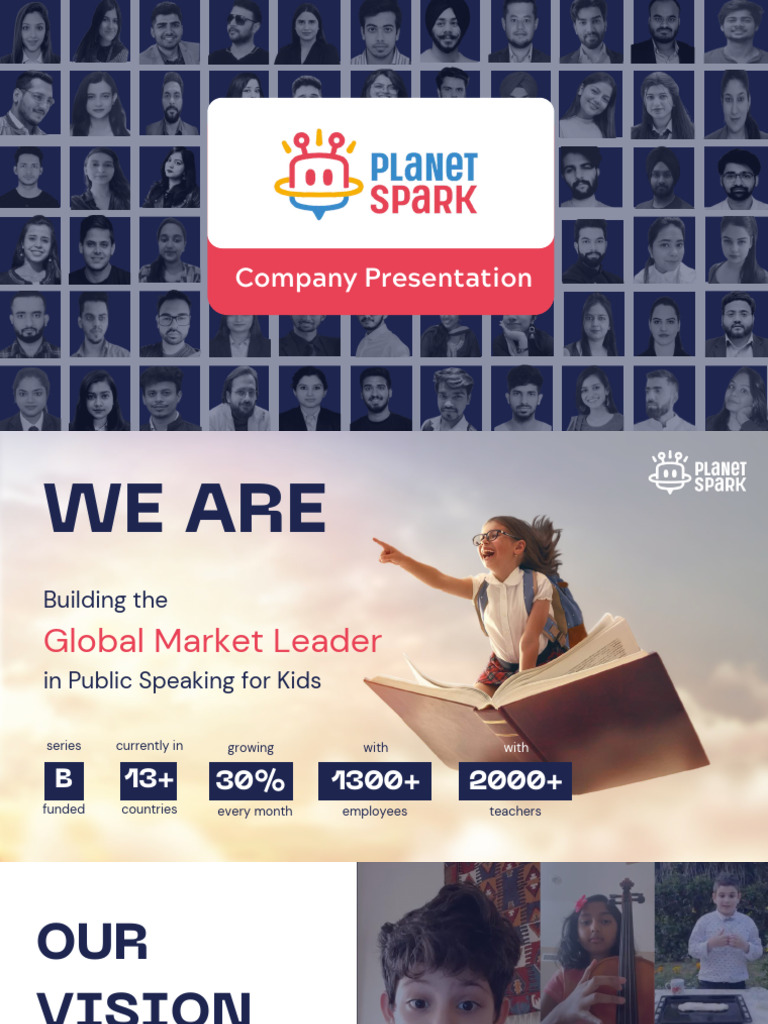 PlanetSpark: Global Leader in Kids' Public Speaking | PDF | Business