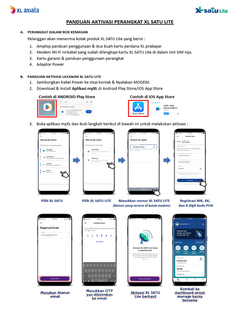 Panduan Aktivasi XL Satu Lite | PDF | Komputer