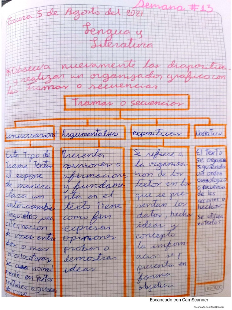 Tareas de La Semana de Lenguaje y Literatura | PDF