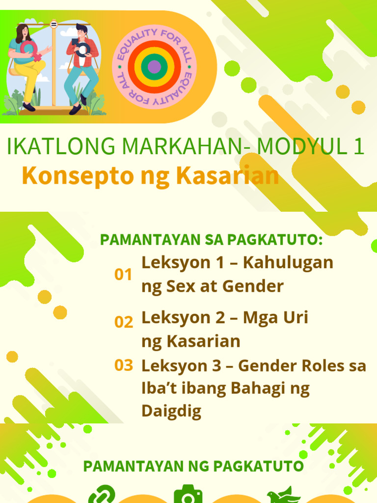 Ikatlong Markahan Modyul 1 1 - 2 | PDF