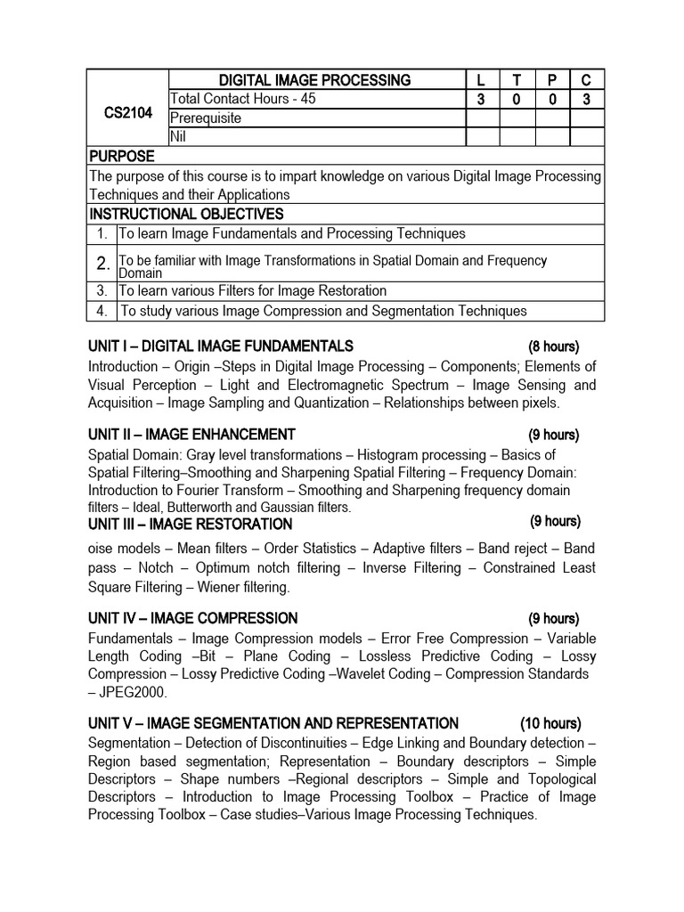 To Be Familiar With Image Transformations in Spatial Domain and Frequency Domain | PDF | Data ...