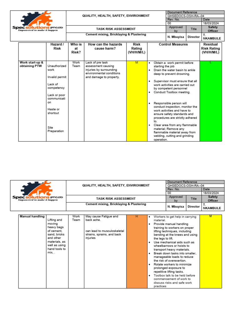 Construction Safety Guidelines | PDF | Personal Protective Equipment ...
