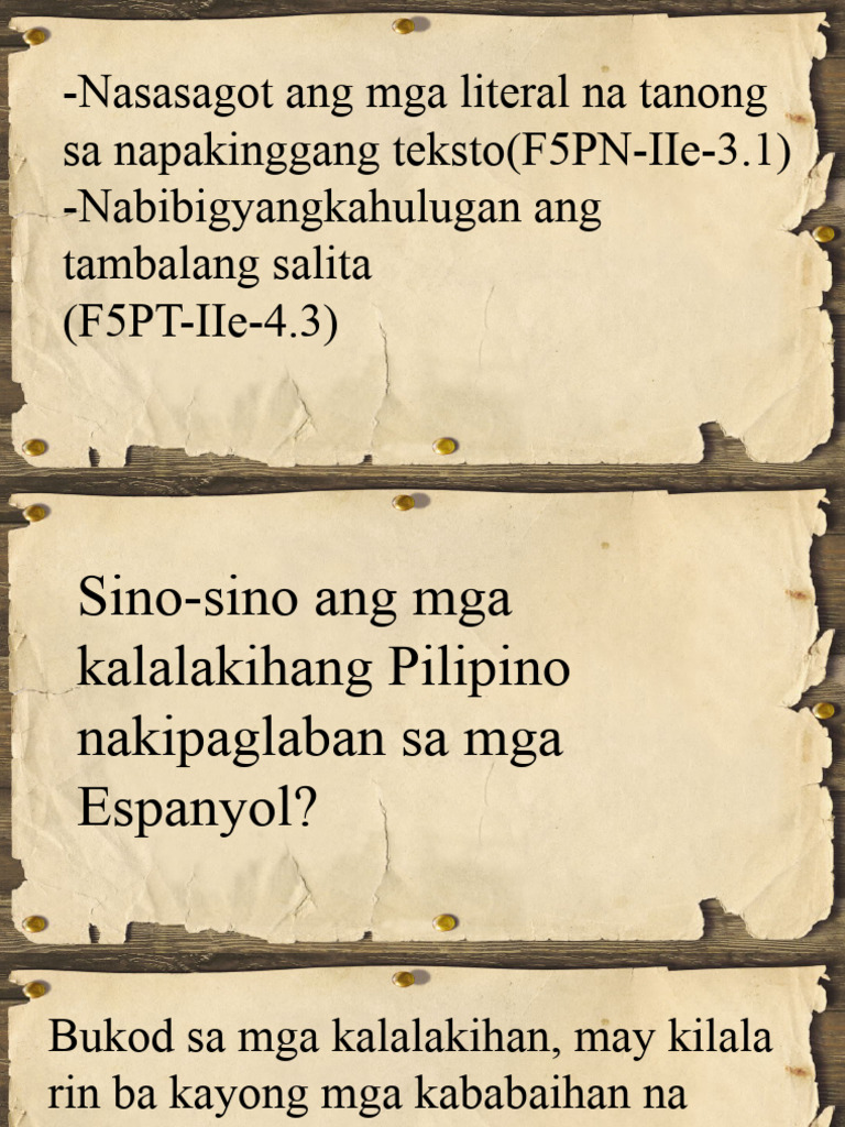 Filipino Q2 W5 | PDF
