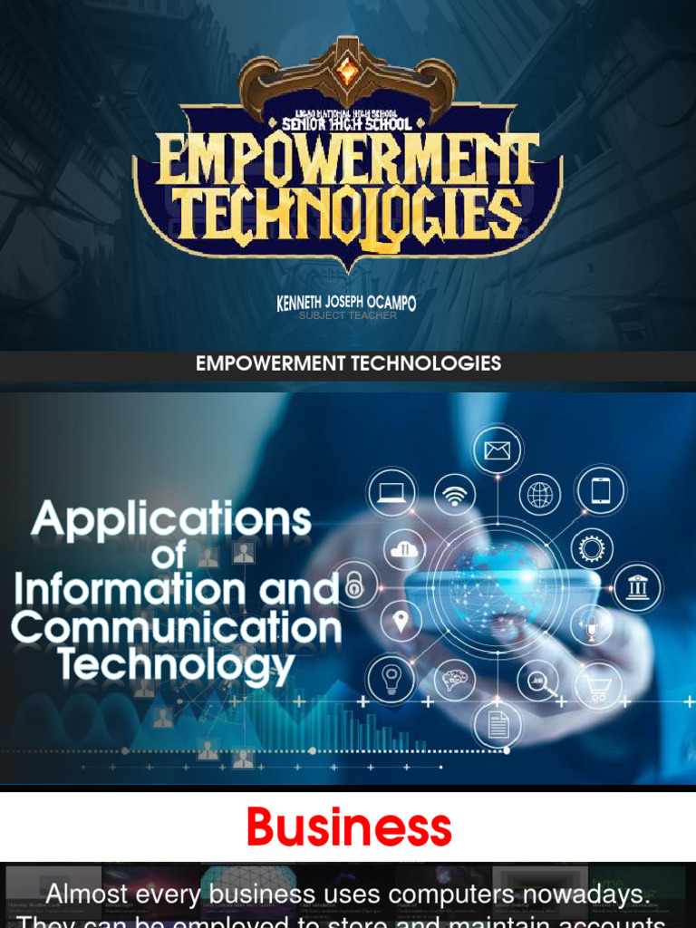 Applications of ICT | PDF | Internet | Social Media