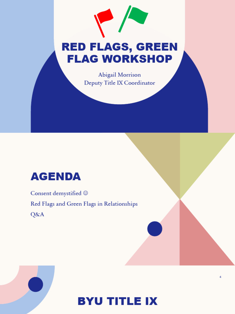 Red and Green Flags in Relationships | PDF