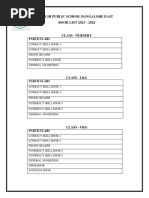 2025-26 Class Books and Notebooks List | PDF