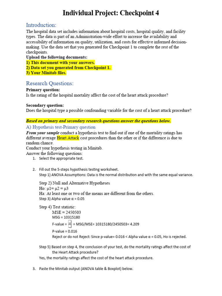Checkpoint 4, Alexa Corral | PDF | P Value | Statistical Hypothesis Testing