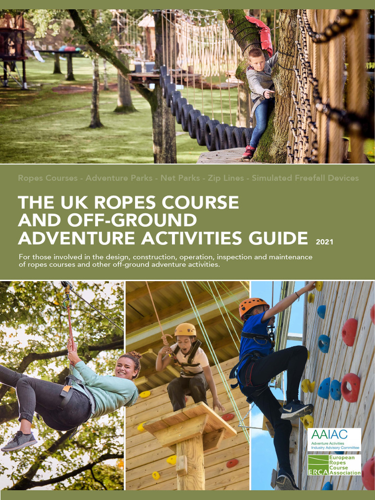 AAIAC UK Ropes Course Guide 2021 High Res Locked | PDF | Occupational Safety And Health | Safety