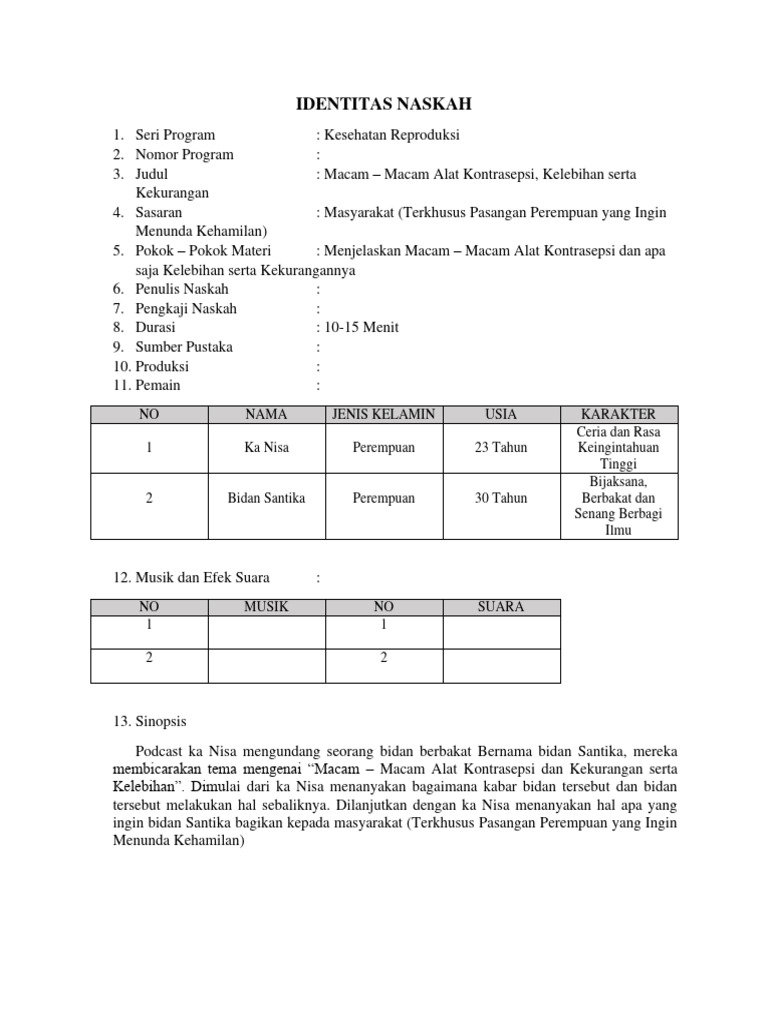 Naskah Podcast | PDF
