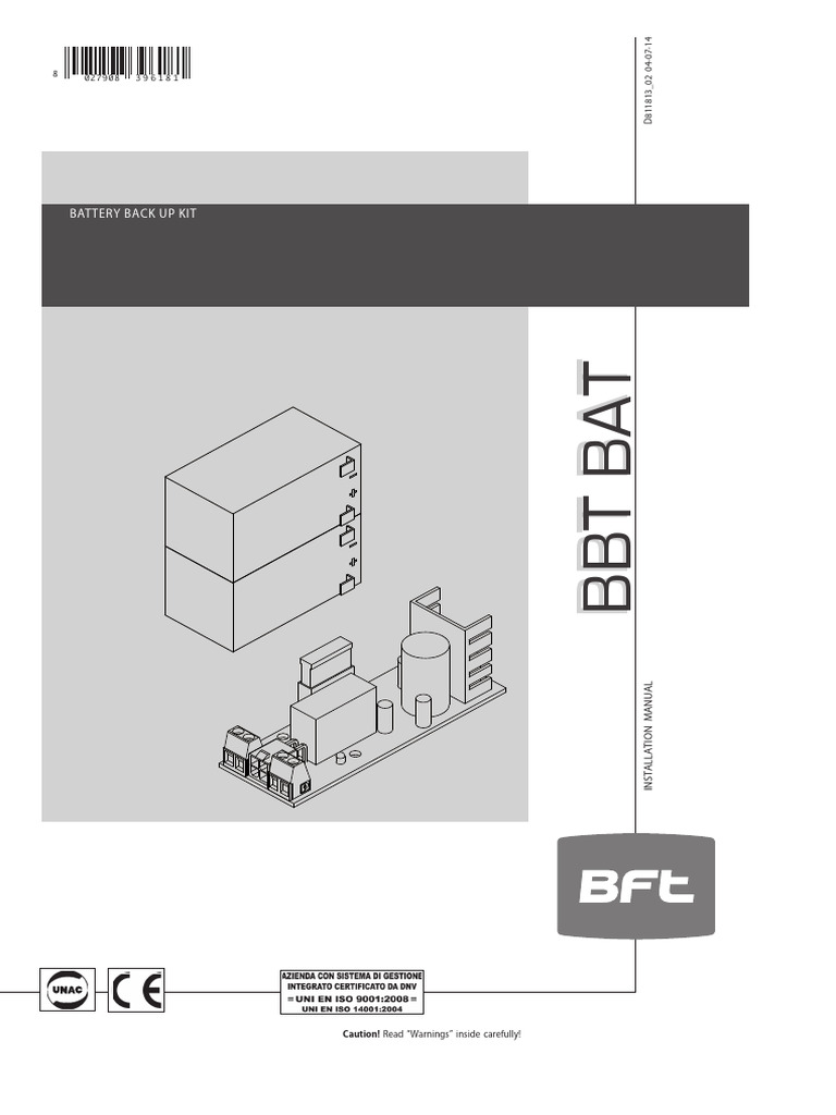 BBT BAT - Instruction Manual | PDF | Electricity | Electrical Engineering
