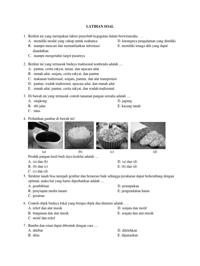 Latihan Soal Pkwu | PDF | Seni