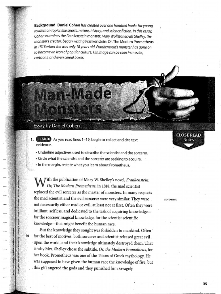Man Made Monsters Text | PDF