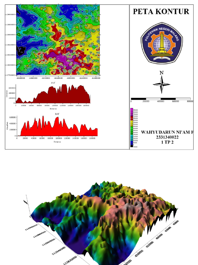21 - 2331340022 - Wahyudarun Ni'am Farisi - Peta Kontur | PDF