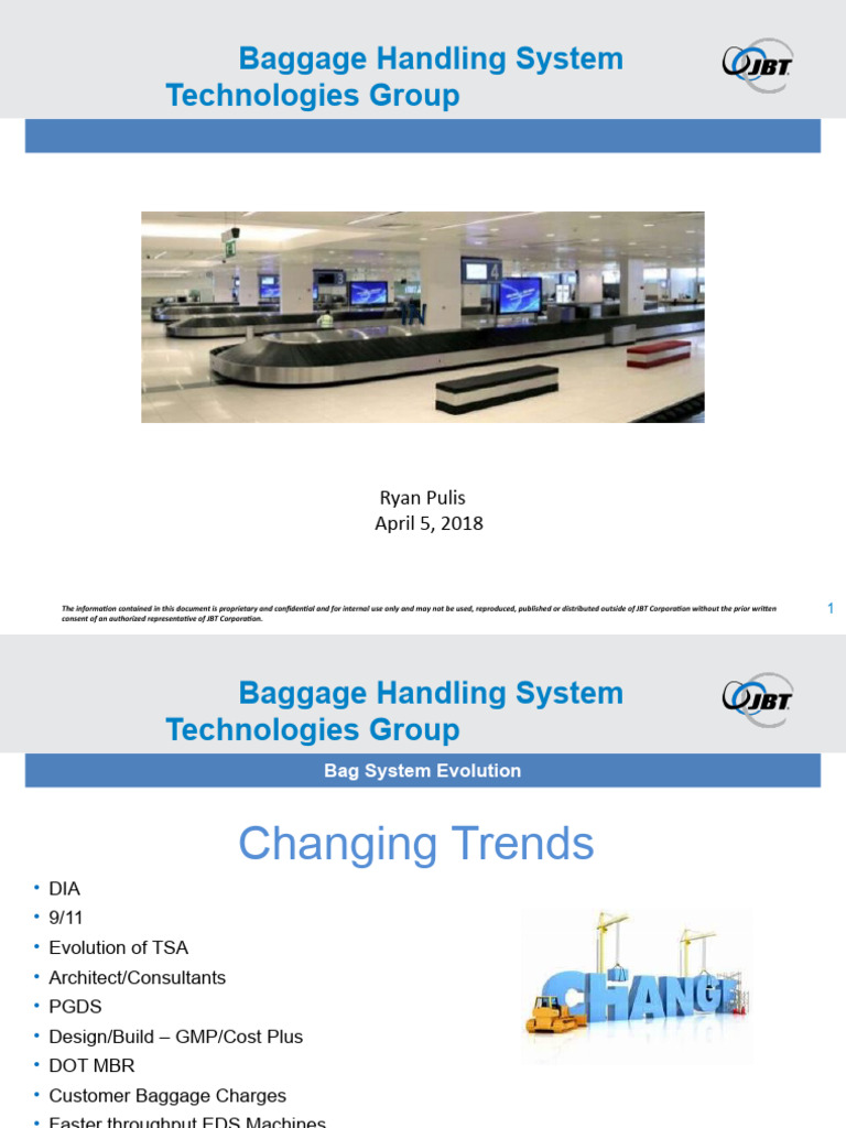 Baggage Handling System Innovations | PDF | Computing