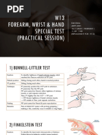 Hand Assessment Techniques and Tests | PDF | Anatomical Terms Of Motion ...