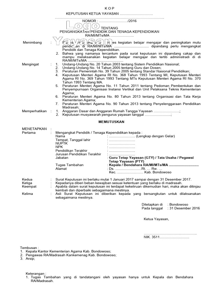 SK PTK Terbaru | PDF | Karier & Perkembangan | Bisnis