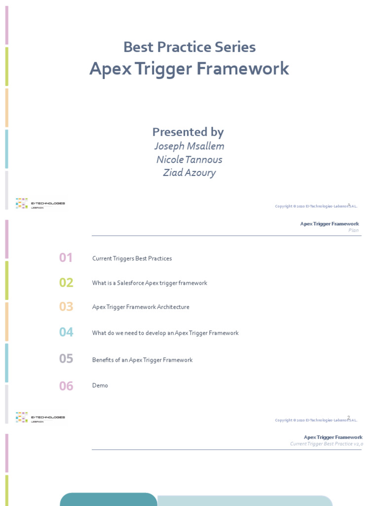 Apex Trigger Framework v2.1 | PDF | Inheritance (Object Oriented Programming) | Object Oriented ...
