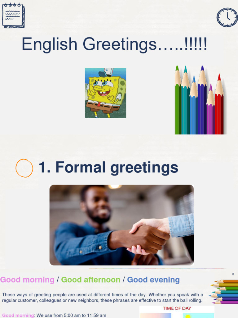 English Greetings | PDF