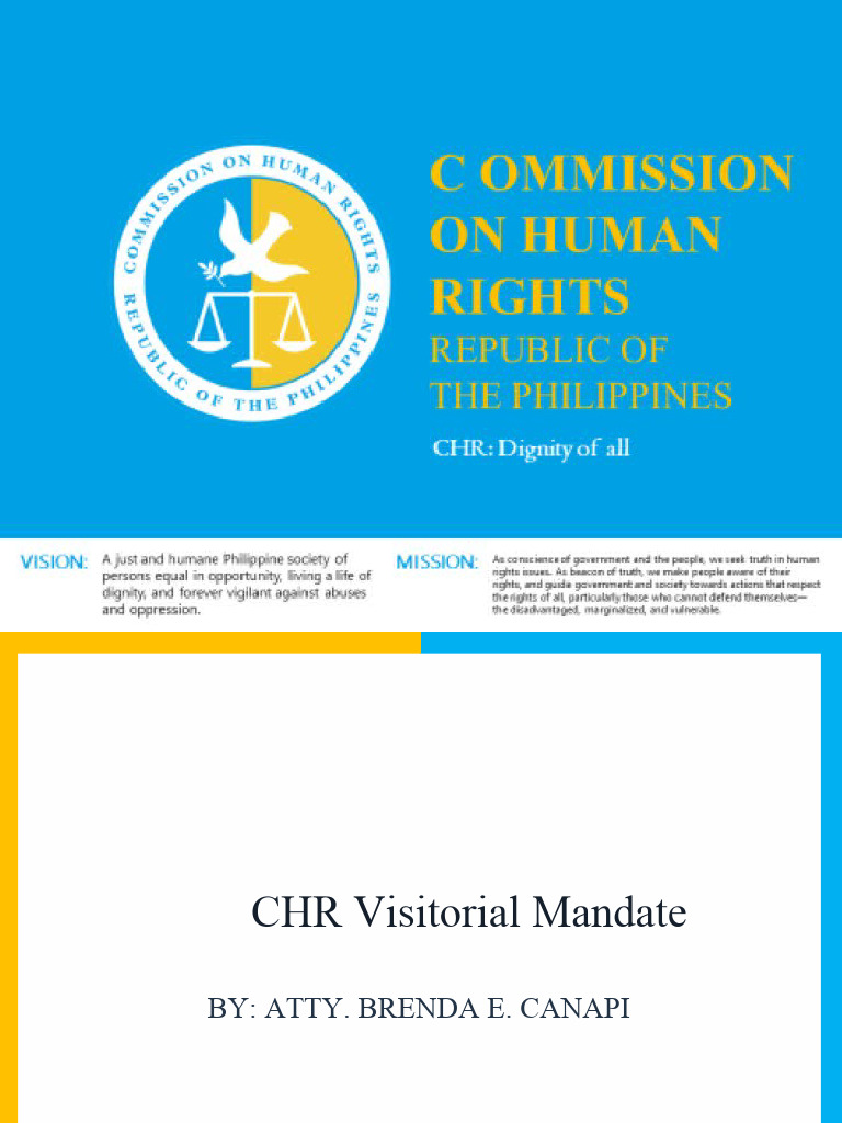 Presentation_CHR-visitorial-mandate | PDF | Prison | Crimes