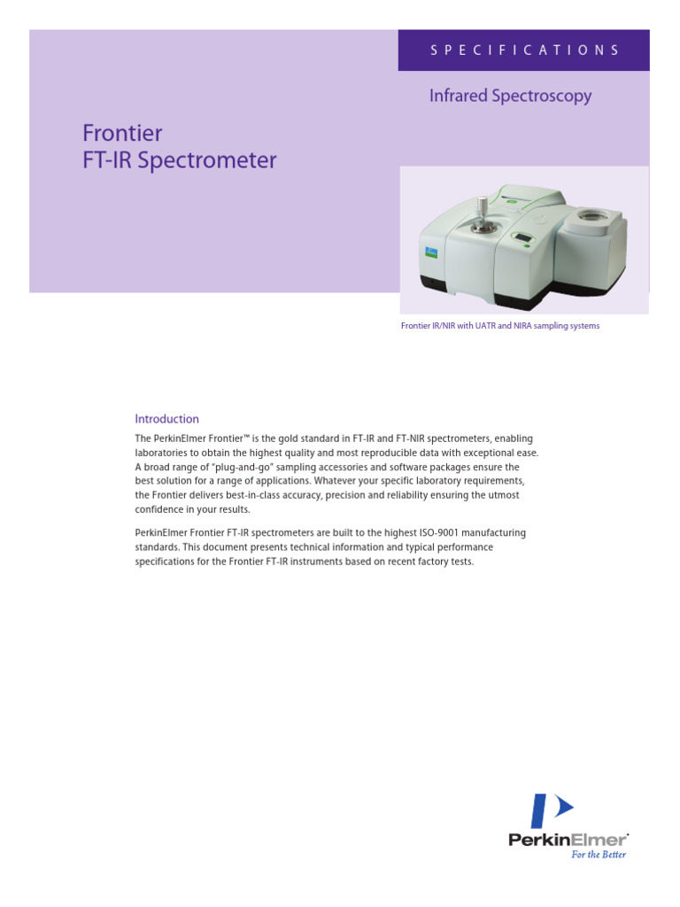 Spec FTIR Frontier | PDF | Optics