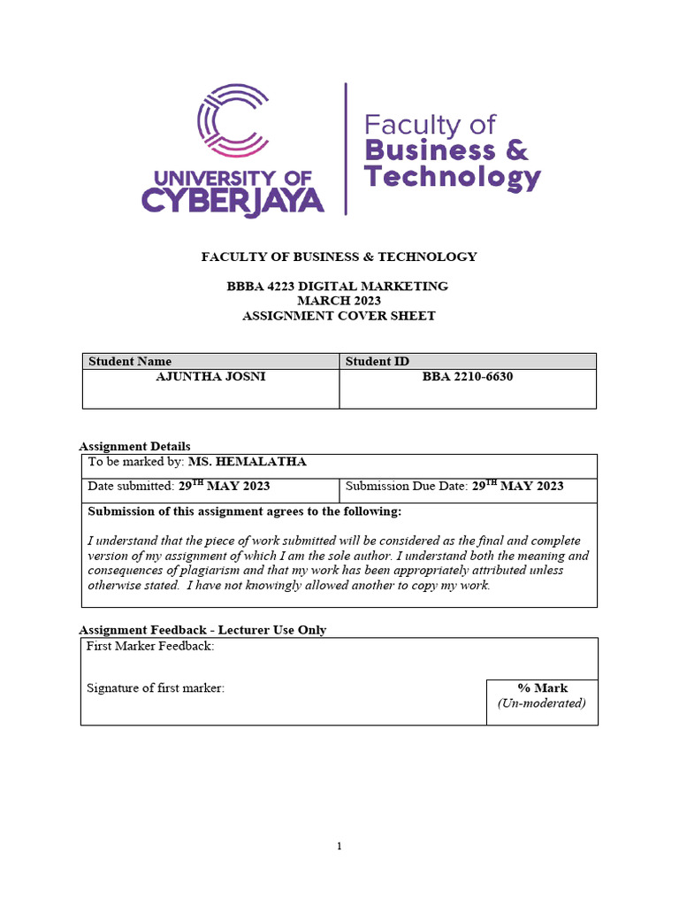 Ajuntha Josni Digital Marketing | PDF | Search Engine Optimization | E ...