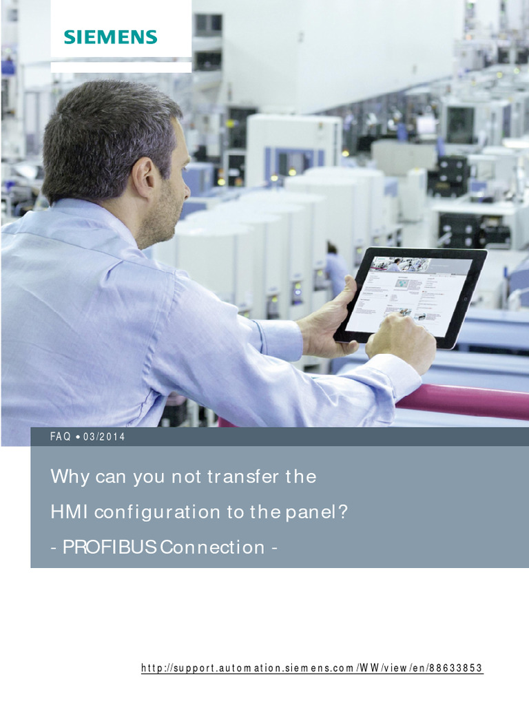 Hmi Projekttransfer Profibus en | PDF | Graphical User Interfaces | Computer Network