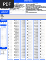 Circle Choice AnswerSheet | PDF