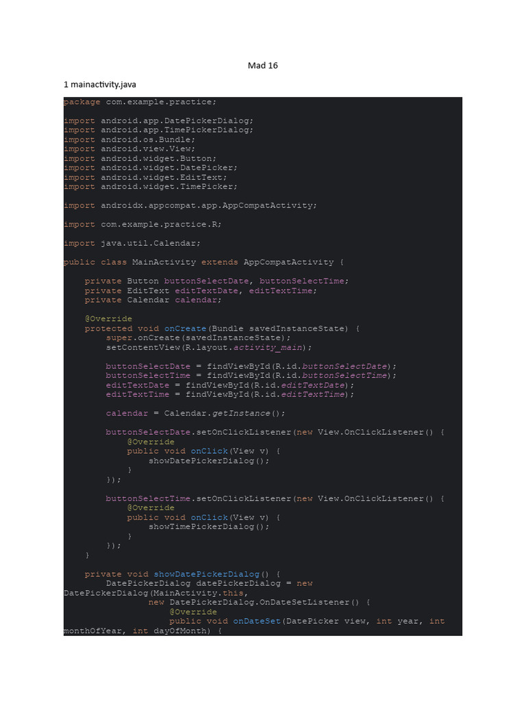 Mad 16 | PDF | Android (Operating System) | Mobile Linux