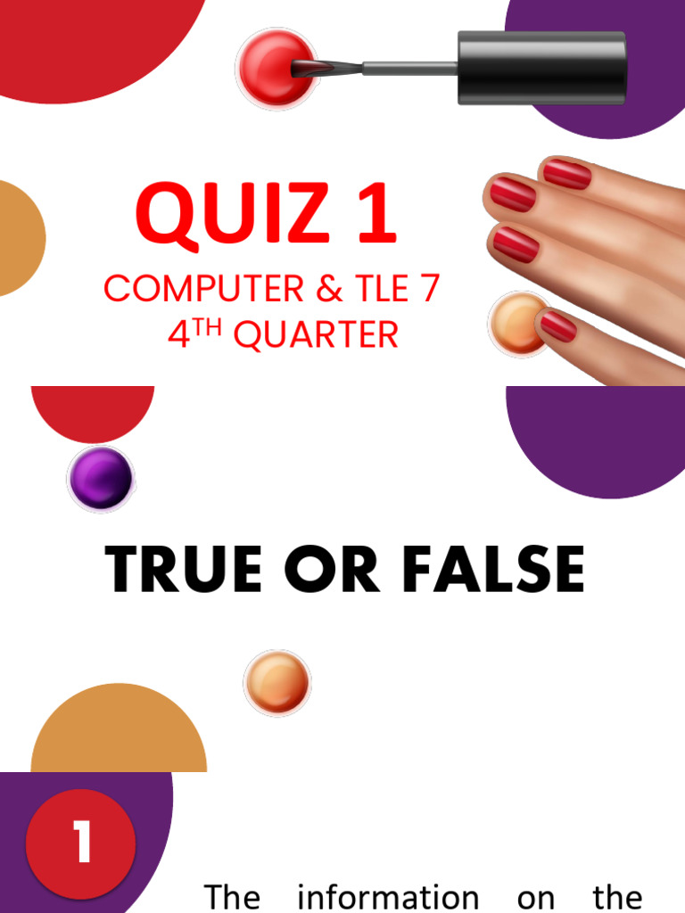 Tle&computer 7-Q4-Quiz 1 | PDF