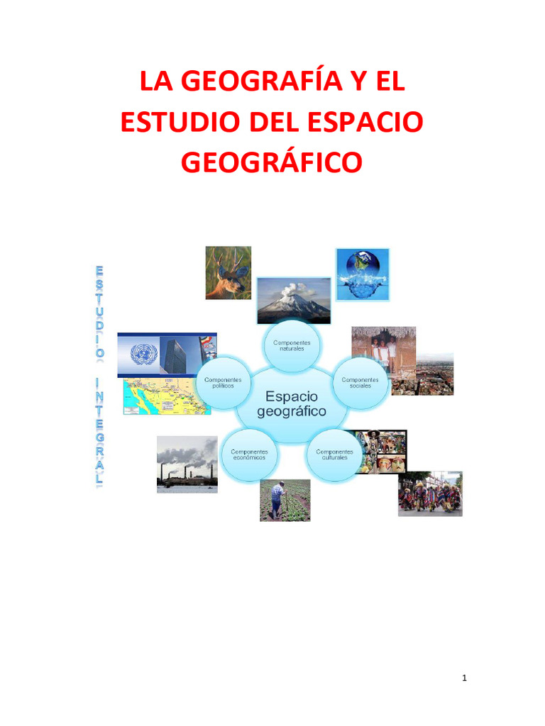 1 - LA GEOGRAFÍA Y EL ESTUDIO DEL ESPACIO GEOGRÁFICO | PDF | Geografía | Paisaje