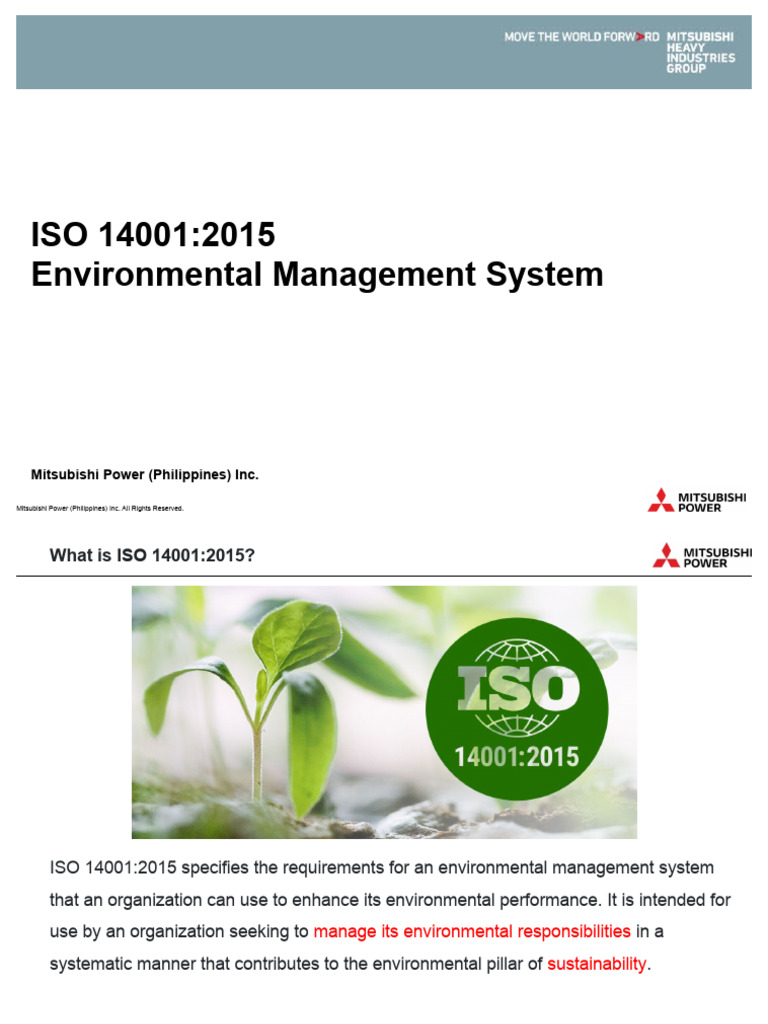 E-Learning - ISO 14001 - 2015 | PDF | Environmental Resource Management ...
