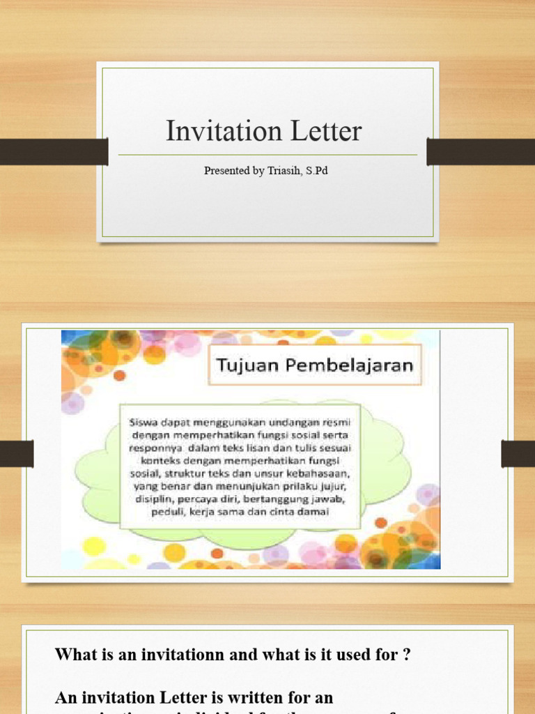Invitation Letter | PDF