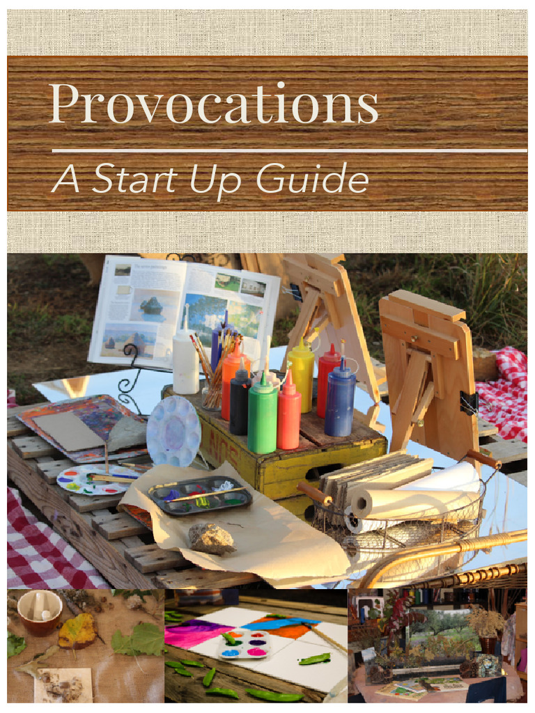 Start-Up Guide to Learning Provocations | PDF | Learning | Thought