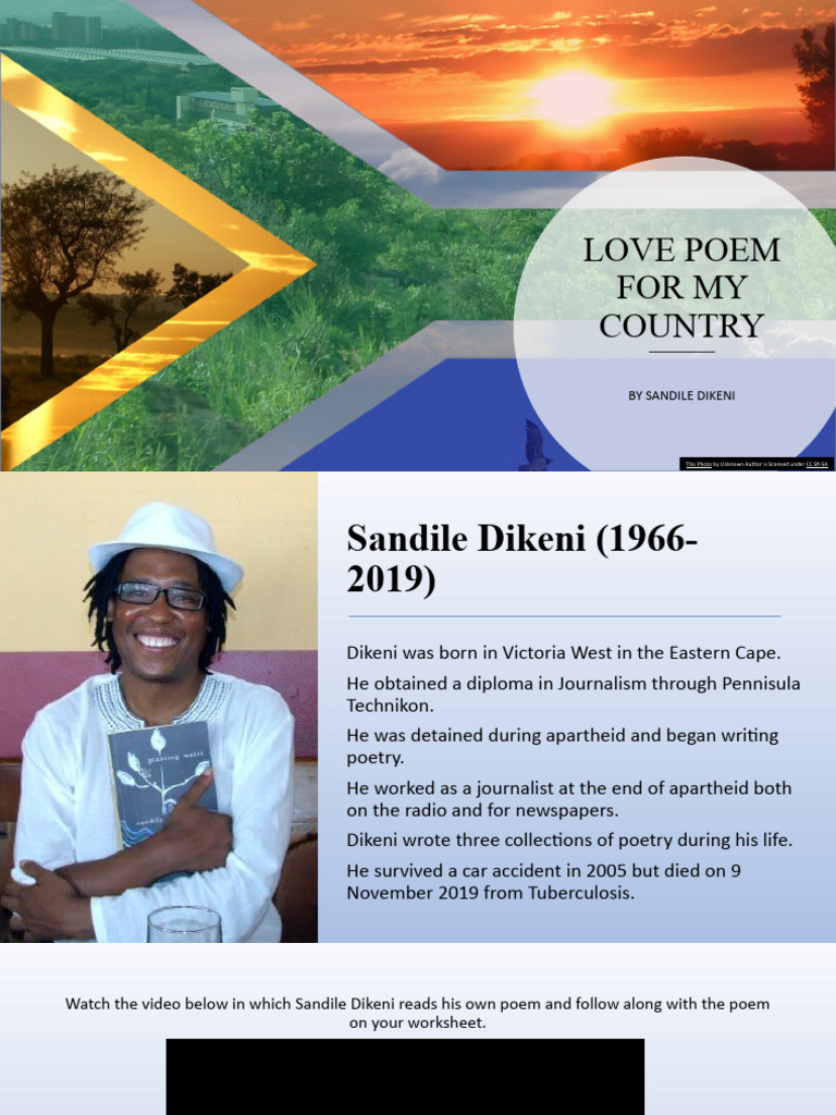 Love Poem for My Country Analysis | PDF | Poetry