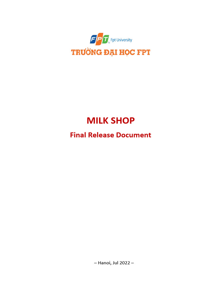 Template5 - Final Release Document | PDF | Software Engineering | Information Technology