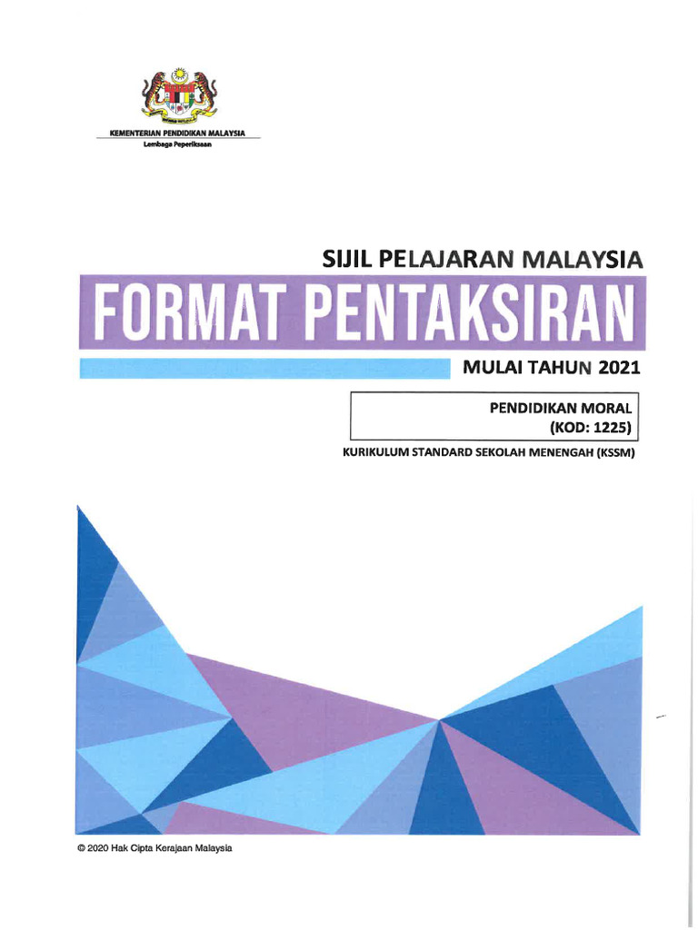 Pendidikan Moral (1225) | PDF