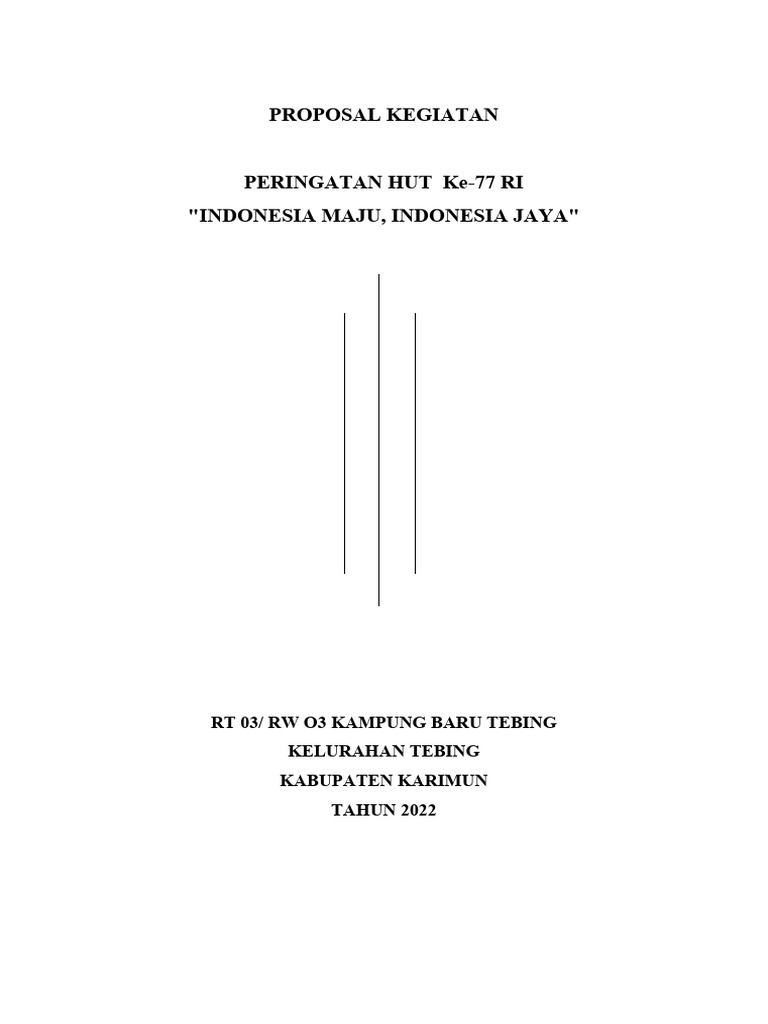 Proposal Lomba Domino | PDF