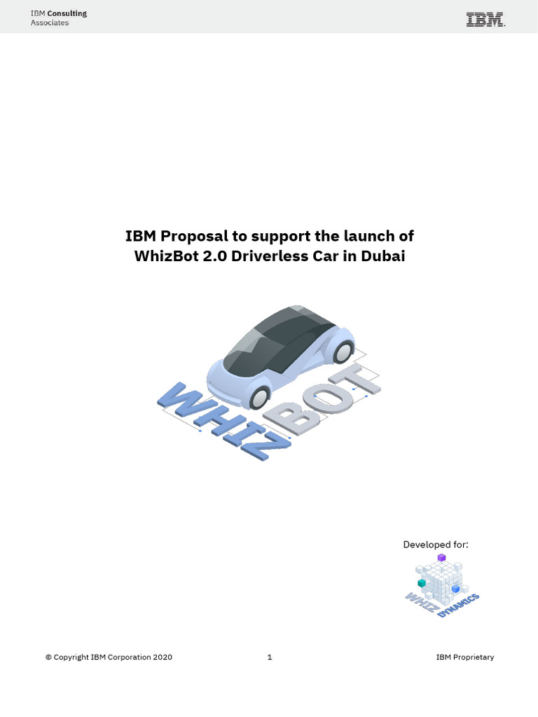 Ind ProbSolv WhizDynamics CS Proposal Final 3-23 | PDF | Ibm | Copyright