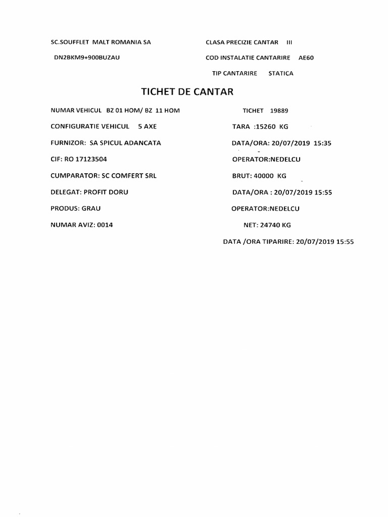 TICHET de Cantar | PDF