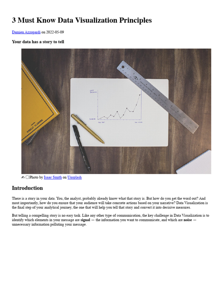 W2 - 3 Must Know Data Visualization Principles | Download Free PDF ...