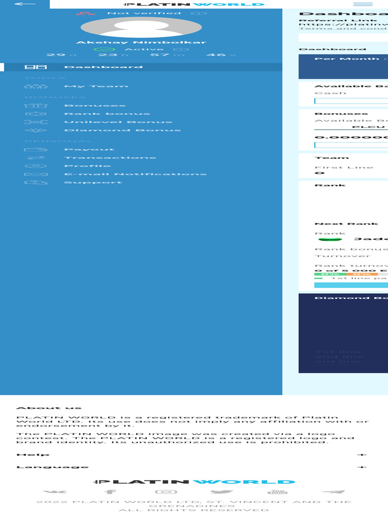 PLATINWORLD - Official Website | PDF