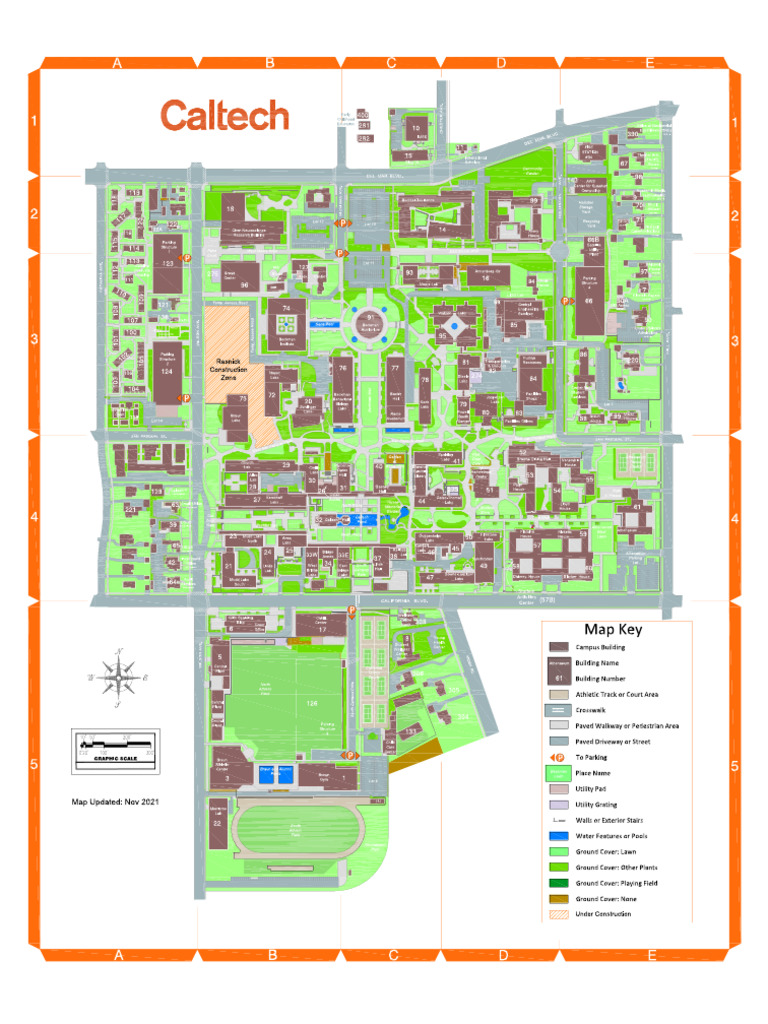 HTTPSWWW - Caltech.edudocuments92021 Caltech Campus Map-Combined PDF ...